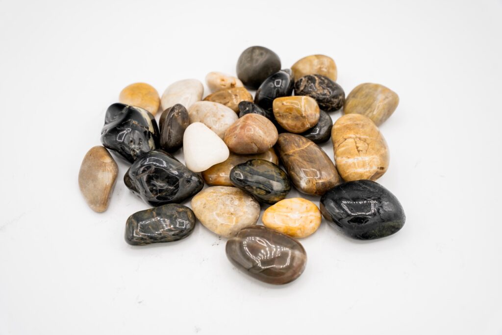 Mixed Super Polished River Pebbles 1-2” - Tropical Garden Supply - Riz ...